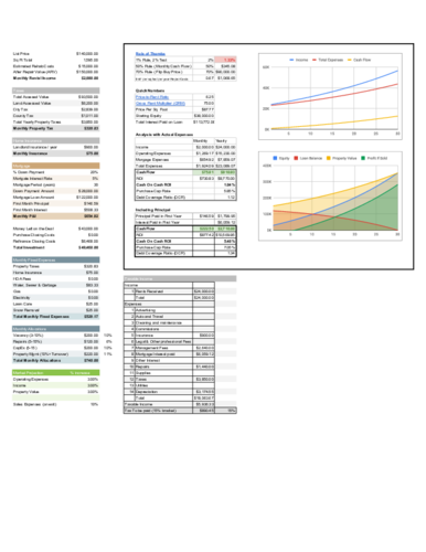 Real Estate Spreadsheets | BiggerPockets Fileplace